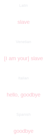 Chao Etymology for Spanish Learners